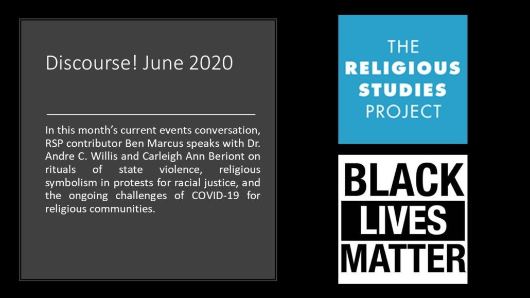 Discourse! June 2020 | The Religious Studies Project